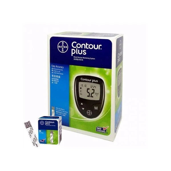 Contour Plus Monitor +Test Strip 50Pcs – AlFouad Pharmacies