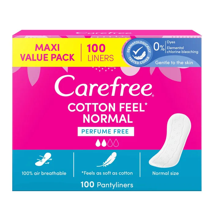 Care Free Cotton Normal Unscented 100Pcs
