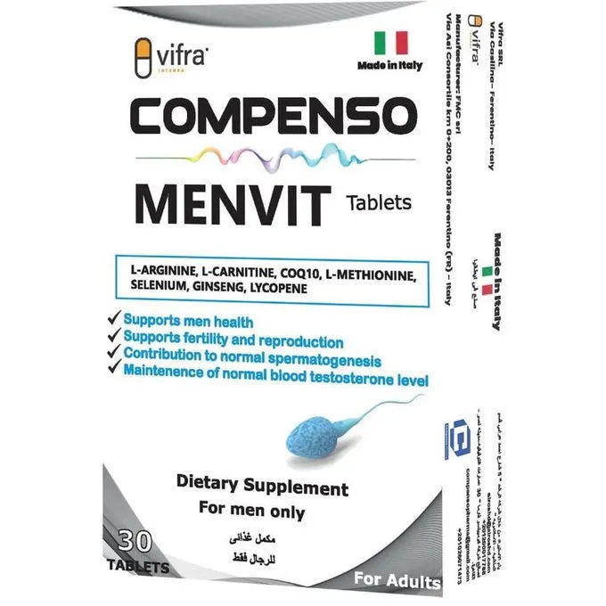 Compenso Menvit 30 Tablets - AlFouad Pharmacies