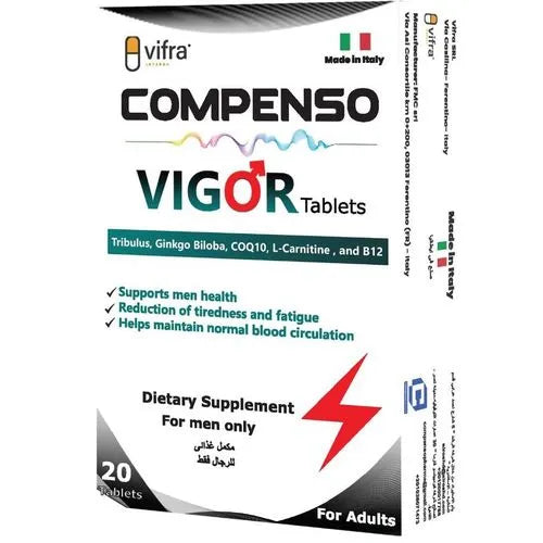 Compenso Vigor 20 Tablets - AlFouad Pharmacies