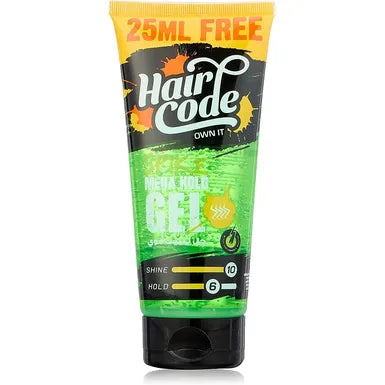 Hair Code Gel Spike Mega Hold 250ml Green Off