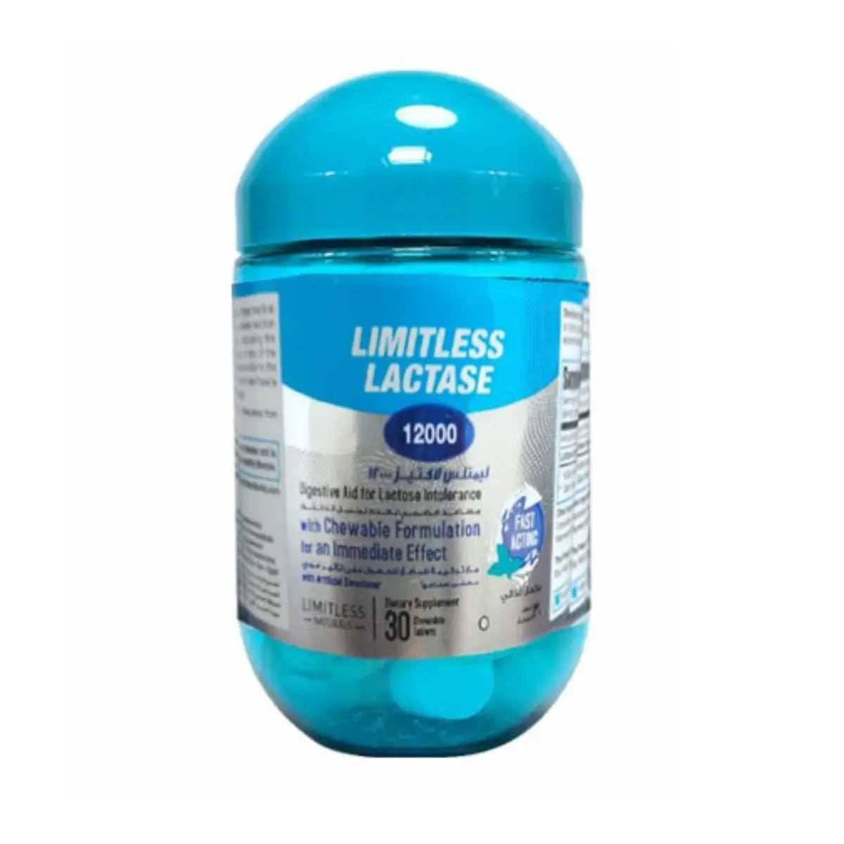 Limitless Lactase 12000 30 Tablets