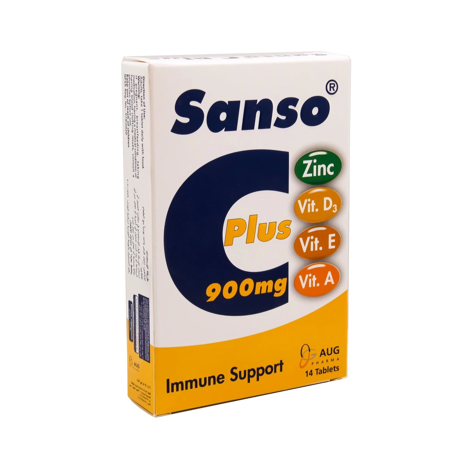 Sanso C Plus 900mg 14 Tablets – AlFouad Pharmacies